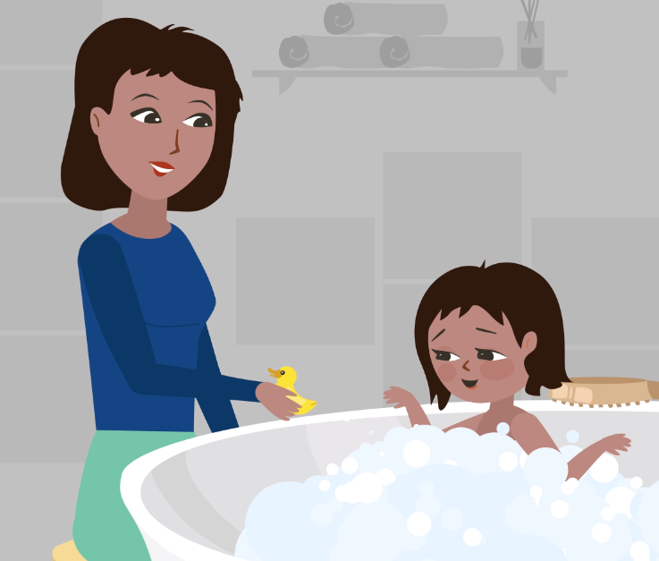 How to get my child to talk and communicate during routine activities ...